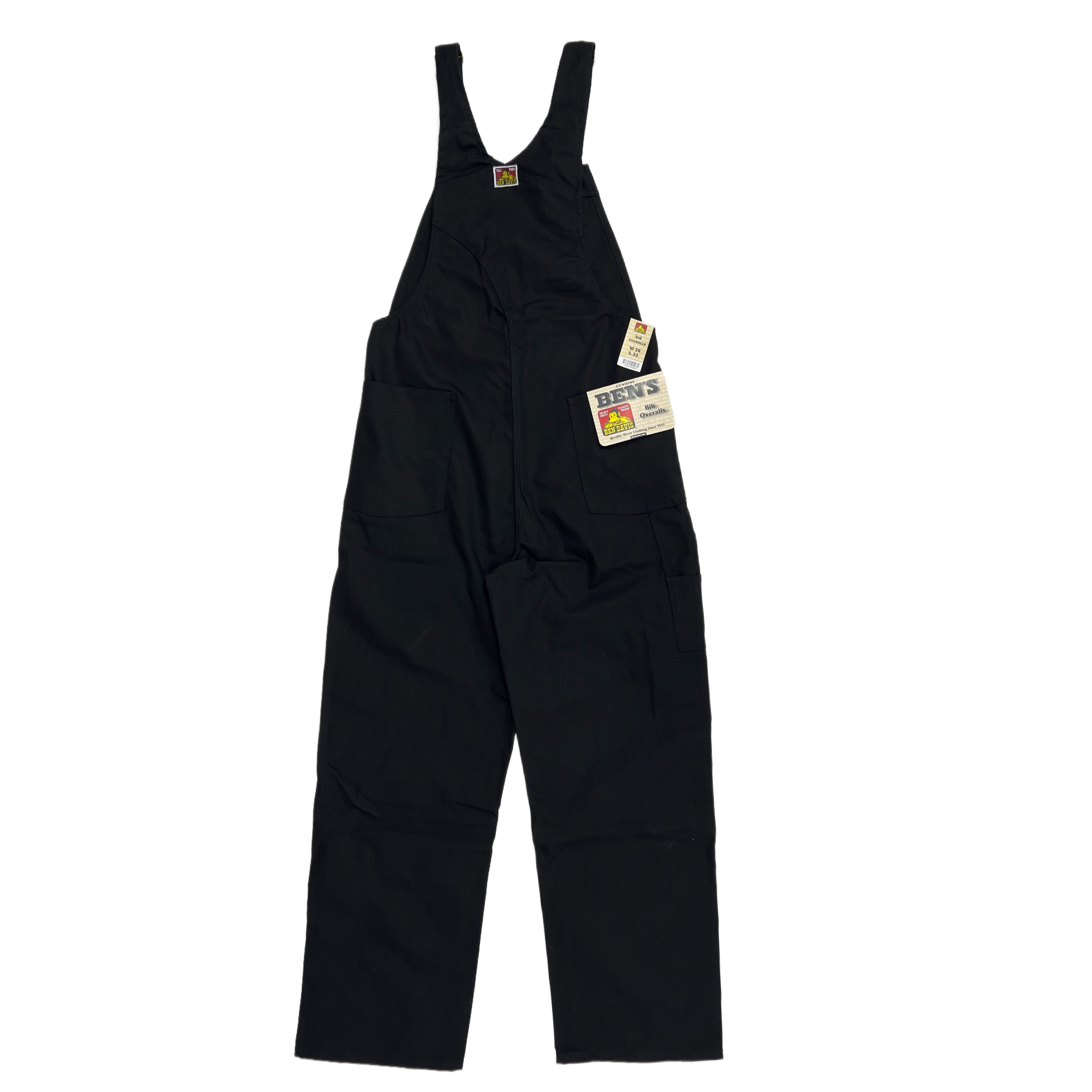 Ben Davis Bib Overalls - Black