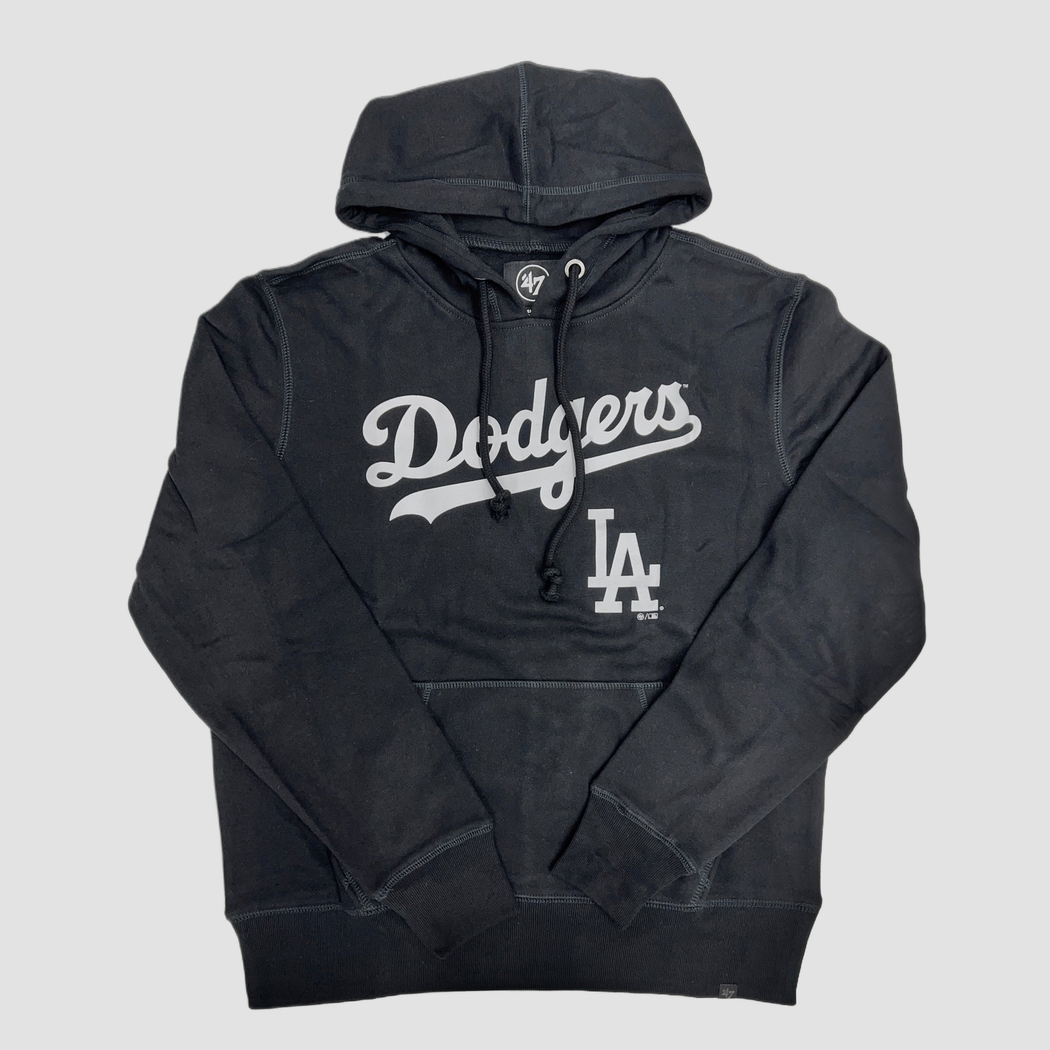 Los Angeles Dodgers Pullover Hoodie Sweatshirt - Black