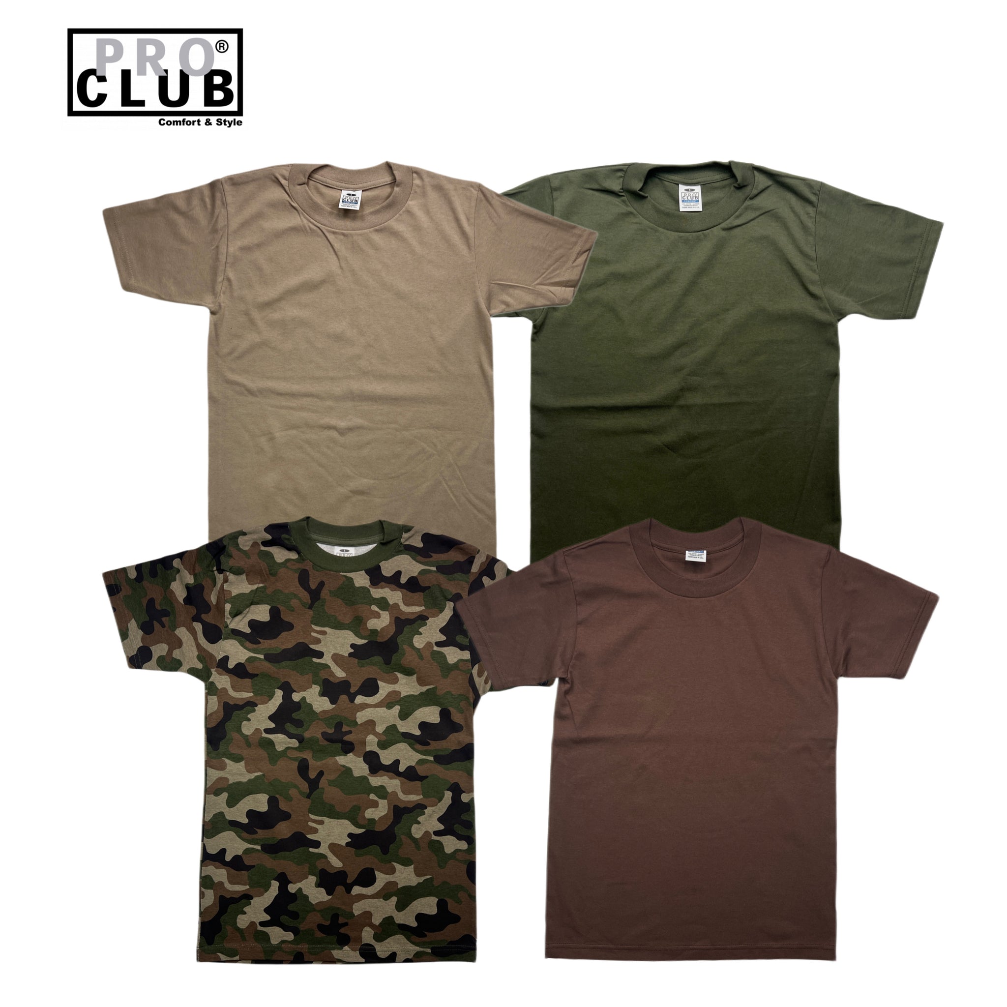 Pro Club Men's Comfort Cotton Short Sleeve T-Shirt (MORE COLORS)