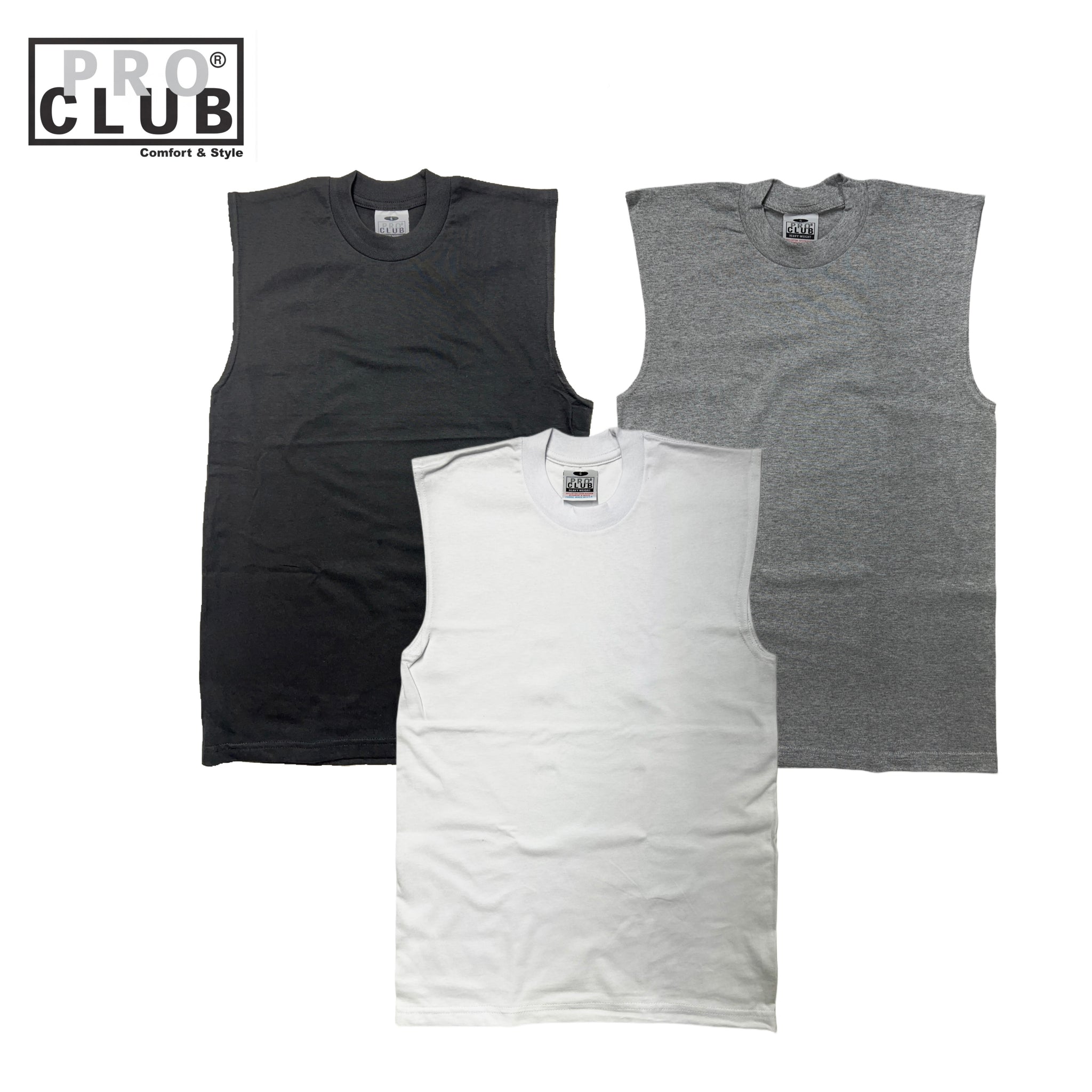 Pro Club Men's Comfort Sleeveless Muscle Tee