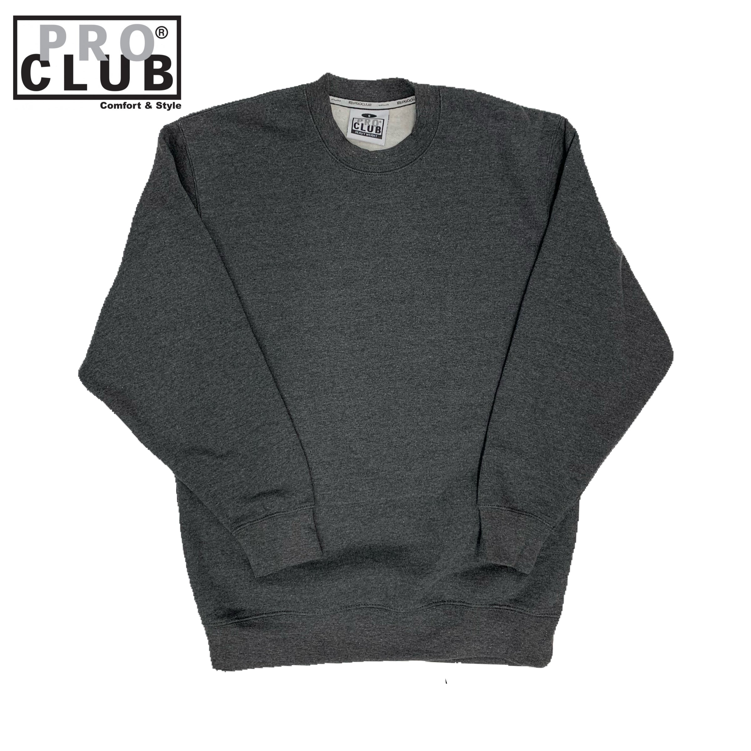 Pro Club Men's Heavyweight 13oz Crew Neck Fleece Sweatshirt
