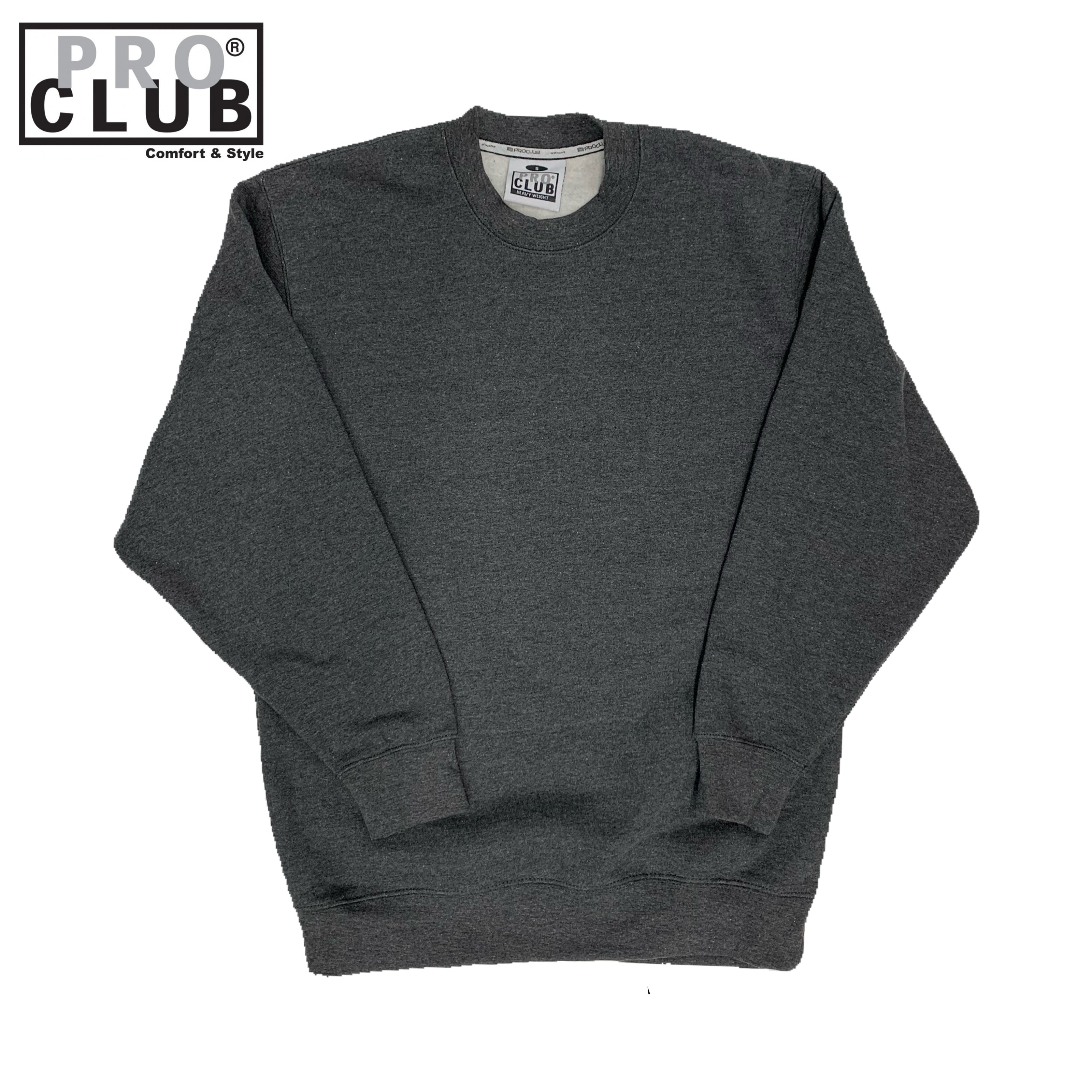 Pro Club Men's Heavyweight 13oz Crew Neck Fleece Sweatshirt