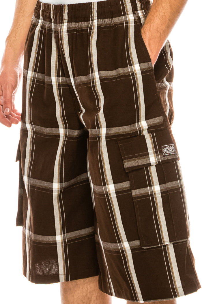 Shaka Wear Plaid Shorts